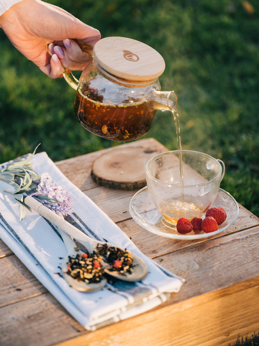 Bamboo Lid Teapot with Coil Filter – Hoogly Tea